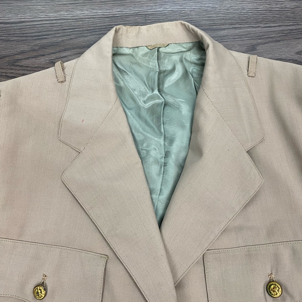1950’s Novakoff Khaki Military Uniform 40l - Gem